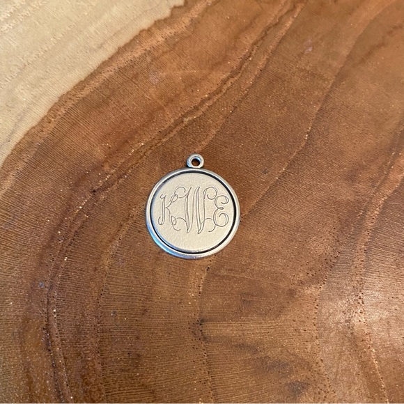 James Avery | Jewelry | James Avery Monogrammed Kew Disc Sterling ...
